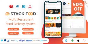 StackFood Multi Restaurant - Food Delivery App with Laravel Admin and Restaurant Panel